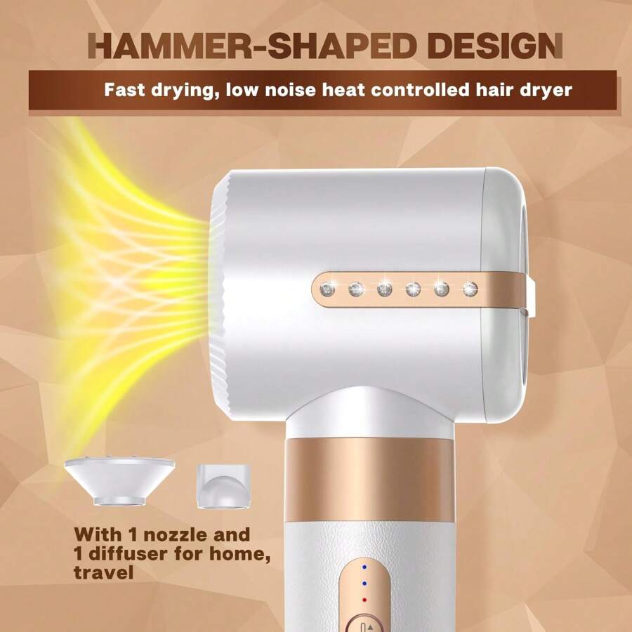 Air Styler 7 In 1, 110000 RPM Hair Dryer Air Styler Airflow Curler ...