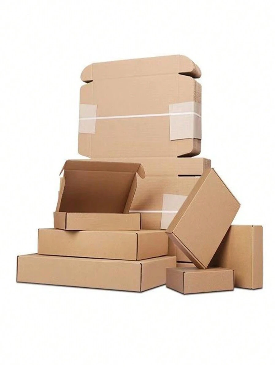 20pcs Extra Hard Kraft Paper Aircraft Boxes - Small Square Paper Boxes ...