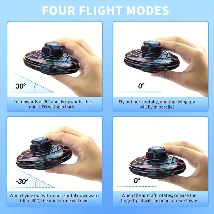 Red Mini Spinning Ufo, Twirling Gyro & Boomerang Cool Toys For Boys ...