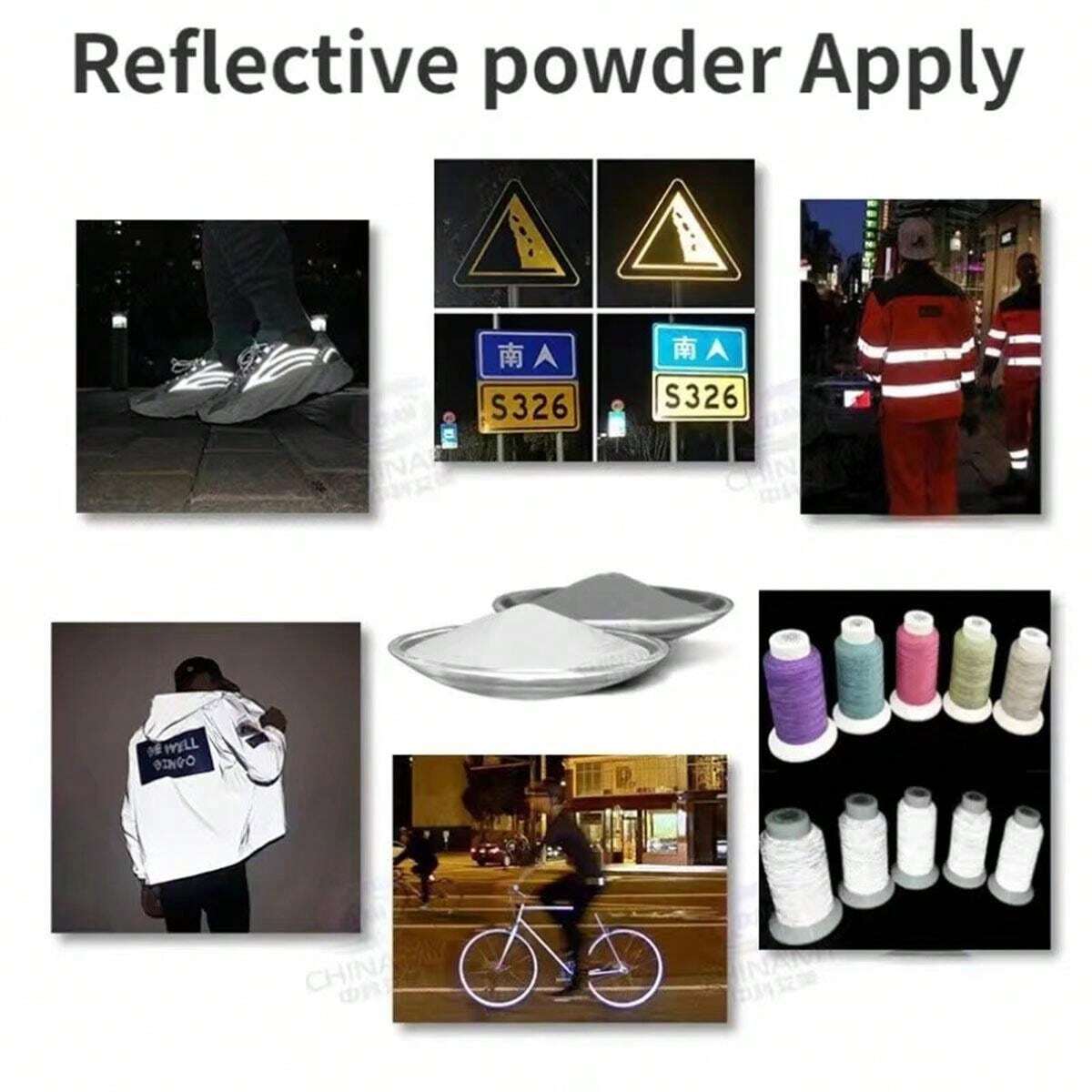 1 Copy Screen Printing Reflective Powder Ink Coating Road Construction ...