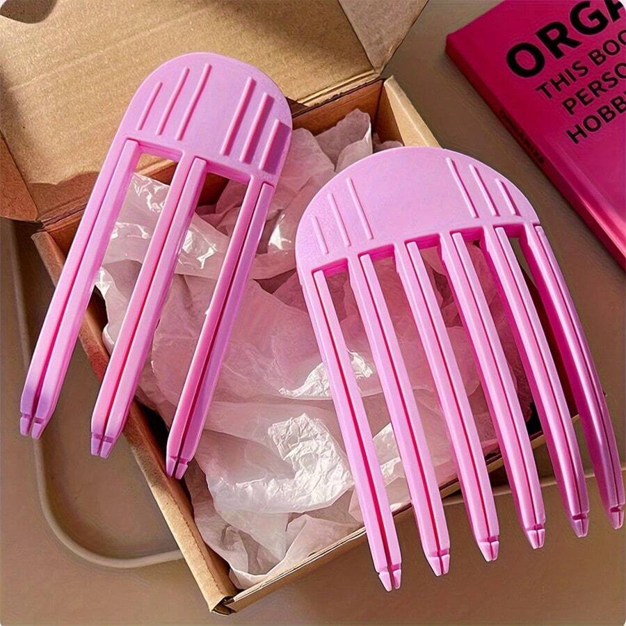 2pcs Plastic Hair Volume Booster Clips - No Feather, Easy To Operate ...