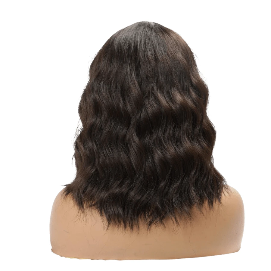 Short Wavy Wig Middle Parted | SHEIN USA