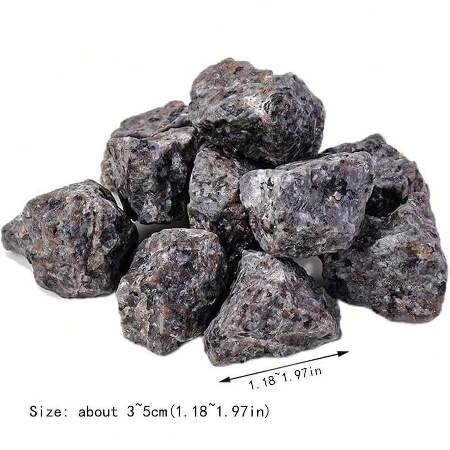 100g/Pack Yooperlite Stone Natural Raw Rough Flame Crystals For Healing ...