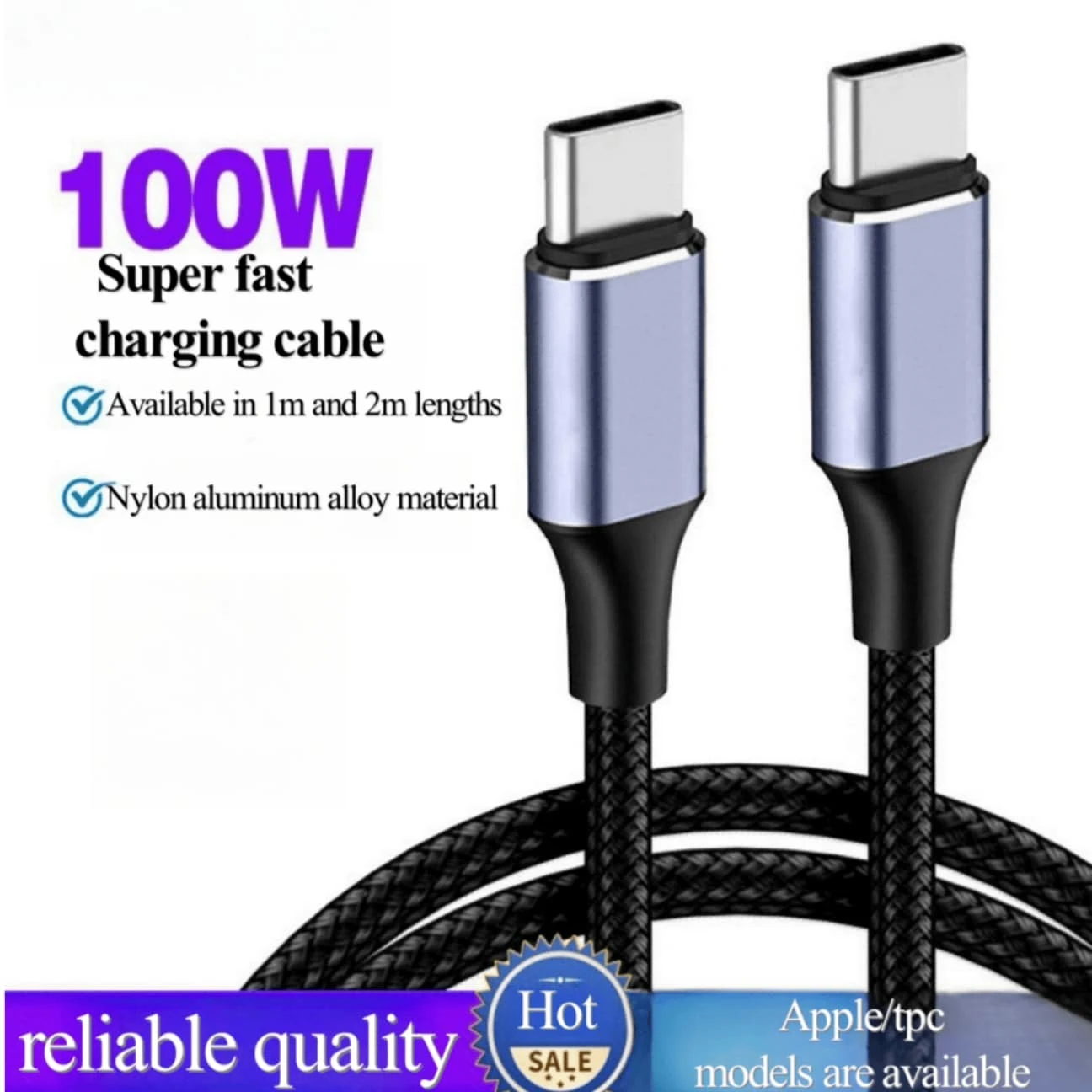 CX FUTRUE USB Type-C Cable, Double-Headed PD Fast Charge Line, Suitable ...