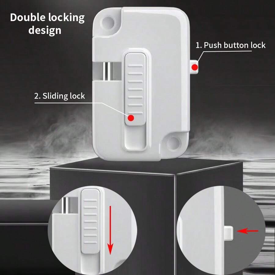Safety Lock Window Limiter, ABS Material, High-Rise Window Anti-Fall ...
