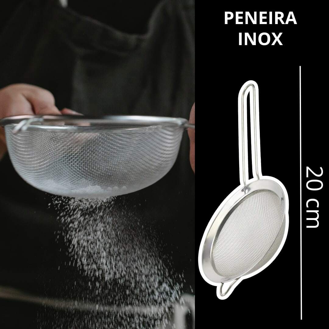 Kit 5 Stainless Steel Manual Strainer Sieve For Frying Kitchen ...
