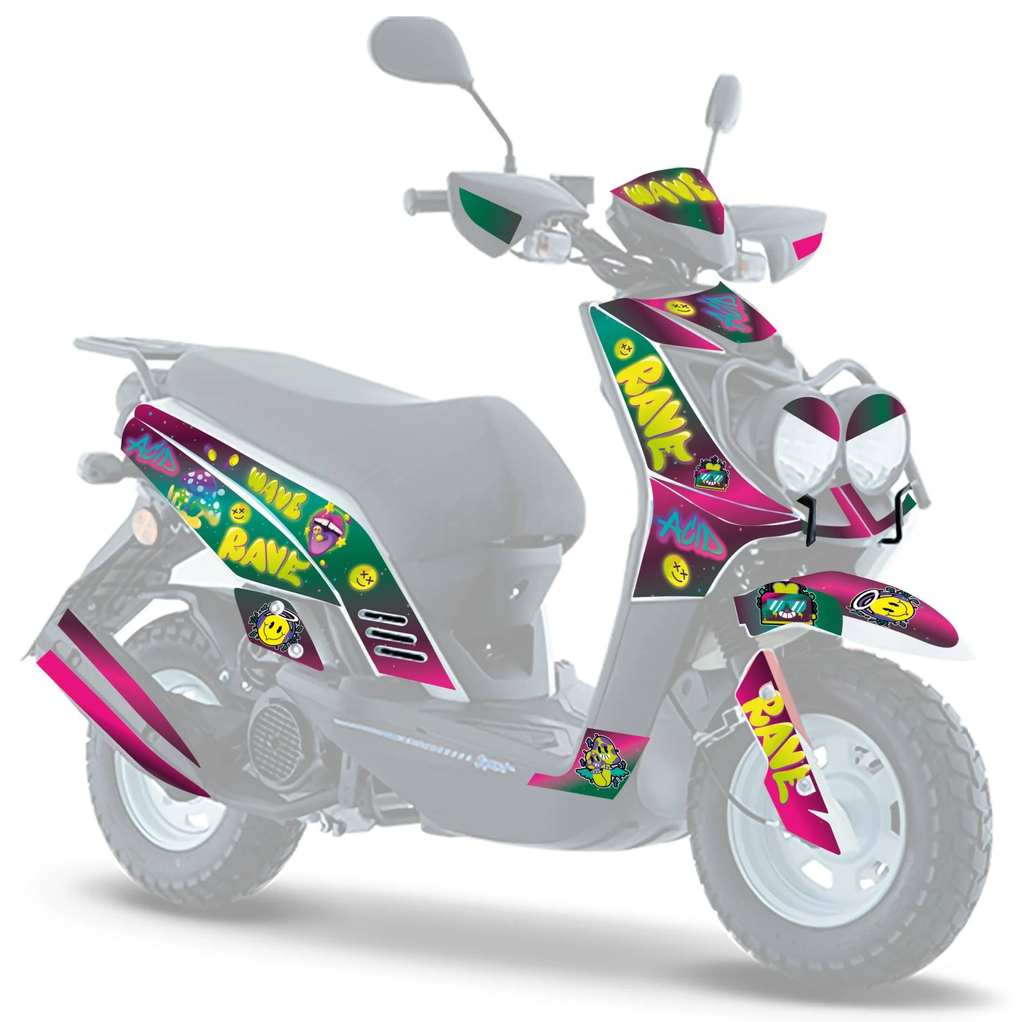 Motorcycle Graphics WS150 And WS175 Sport RAVE Sport Design Different ...