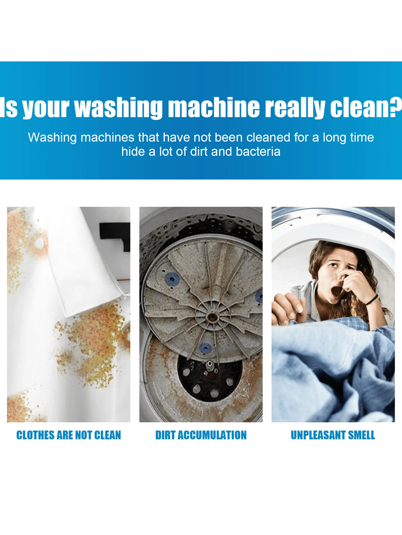 Washing Machine Cleaning Tablets Drum Type Wave Wheel Household Washing ...