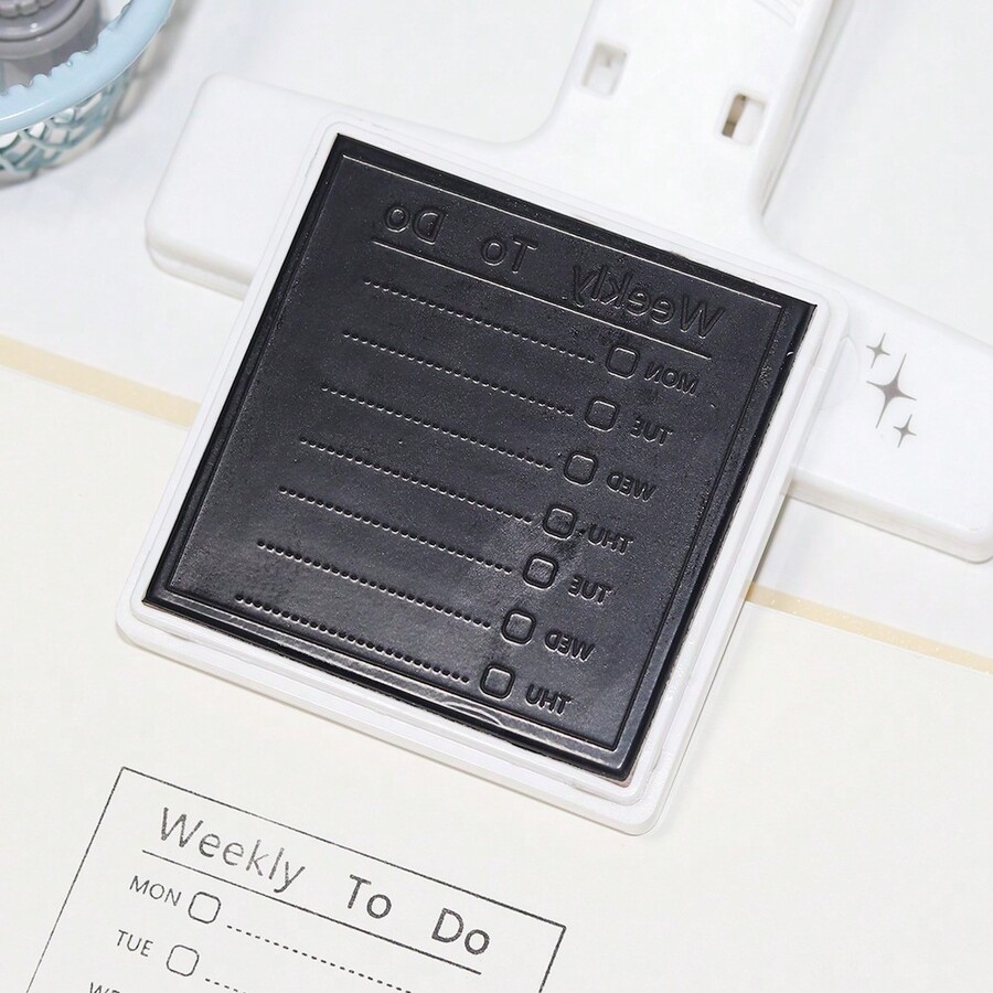 Square Weekly Planner Stamps - Customized Weekly Planning Goals, Track ...