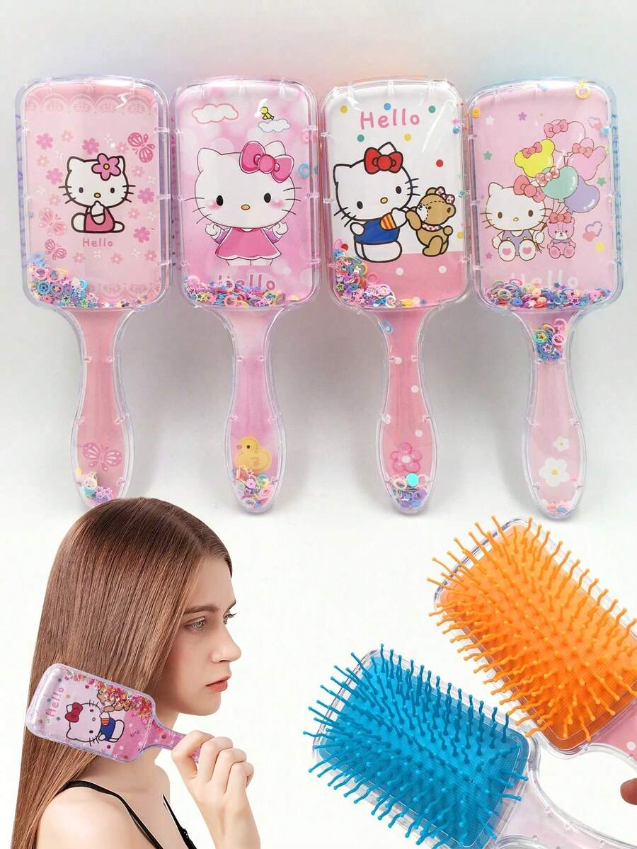 Sanrio Random Style Kawaii Hairdressing Comb Kitty Cat Anime Characters ...