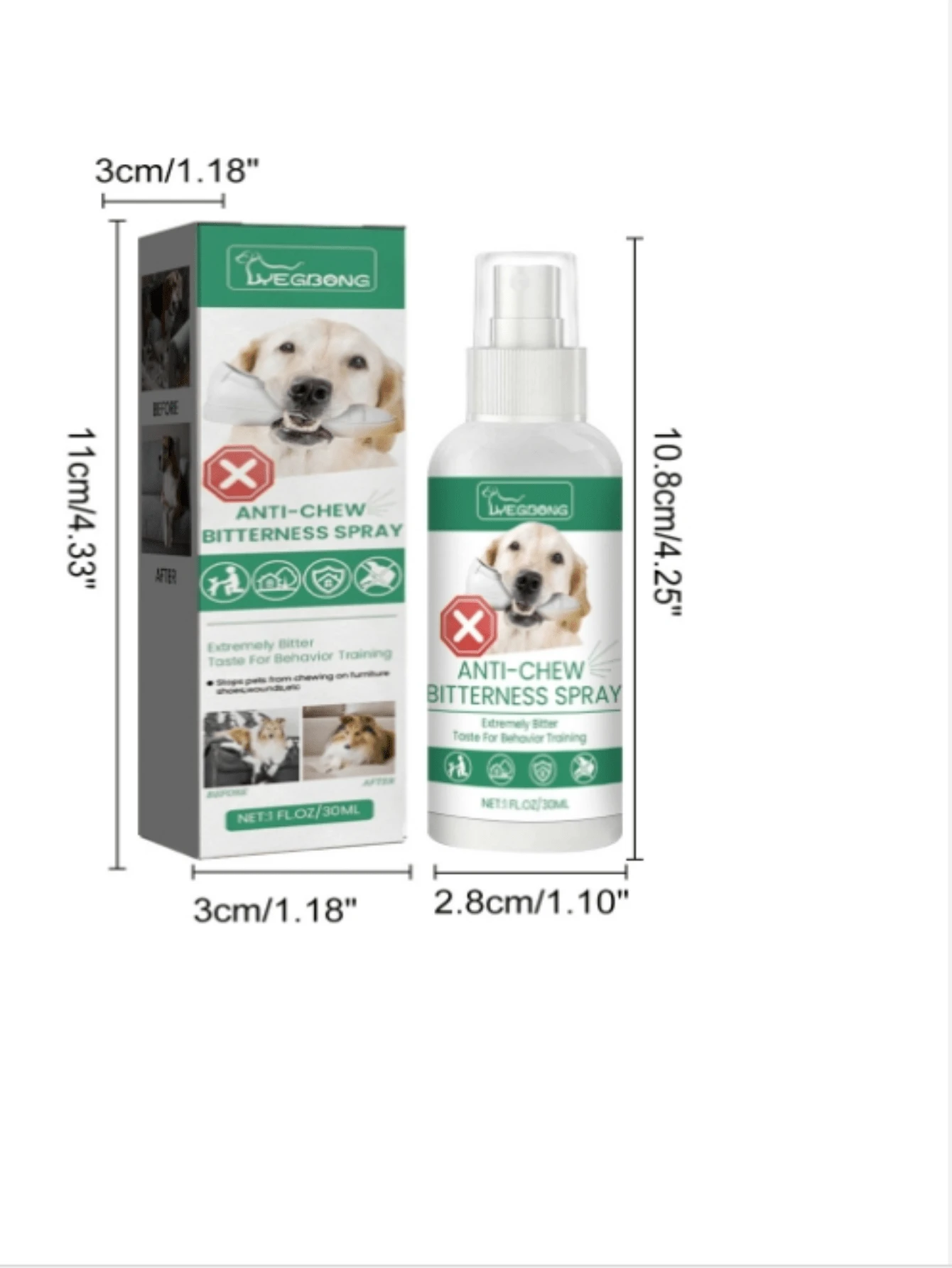 Spray antimasticado para mascotas, sprays para corrección de ...