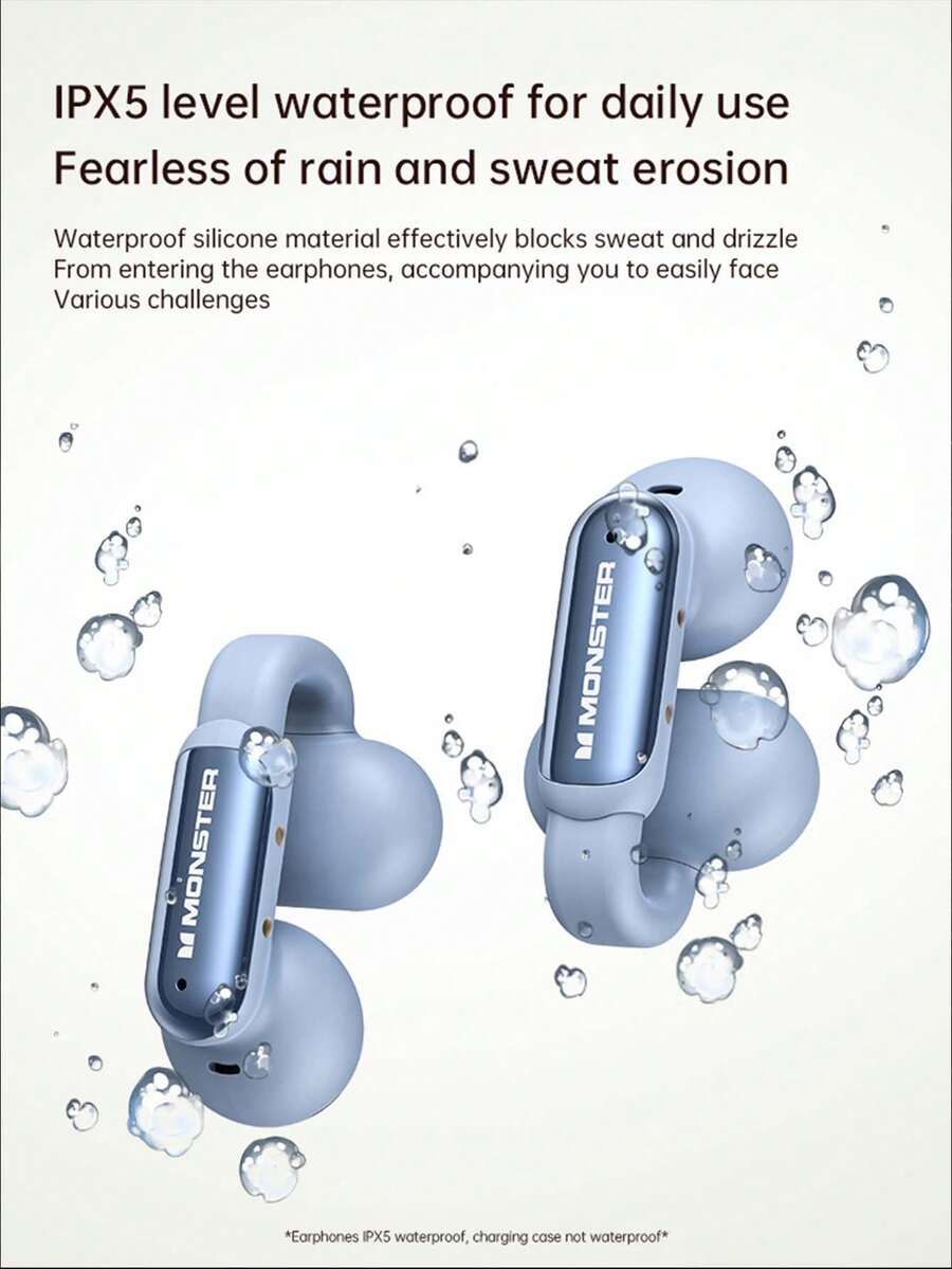 Monster Monster AC601 TWS Fones de ouvido HiFi Estéreo HD Chamada Clip ...