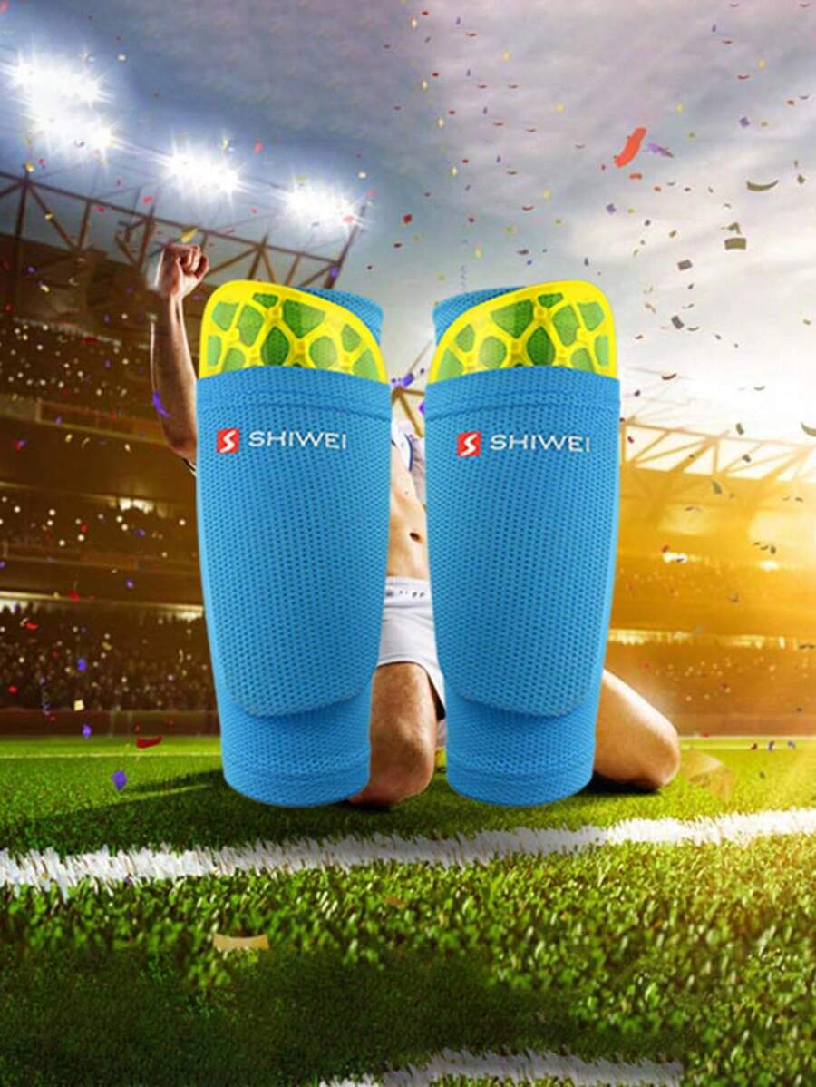 Soccer Shinguards With Sock Cups, Anti-Slip Short Leg Guards For Men ...