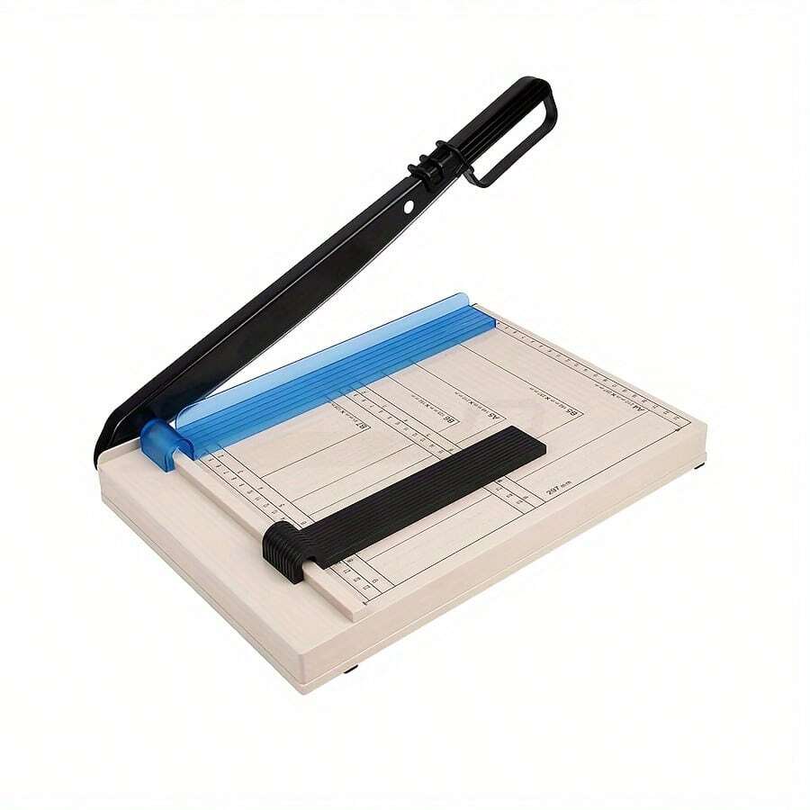 1 Pack A4 Paper Cutter, Capacity 12 Sheets, 2 Paper Stopper Boards ...