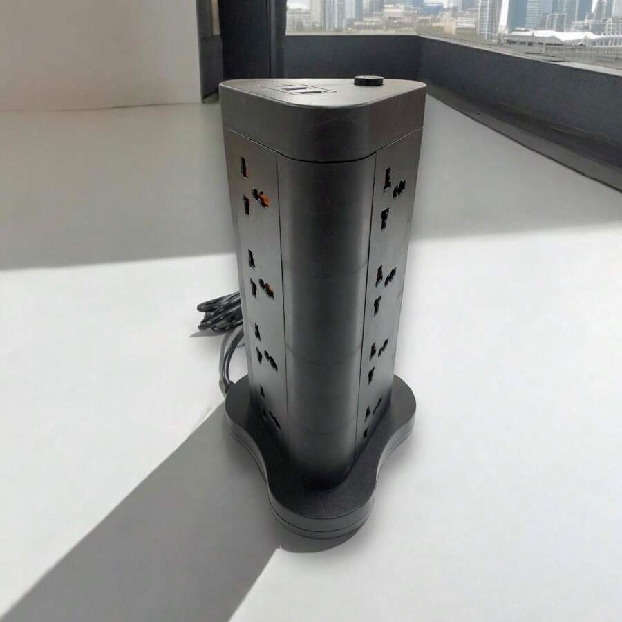 Multicontact Tower Power Strip 9 Universal Ports, 2 USB And A Type C Input | SHEIN USA