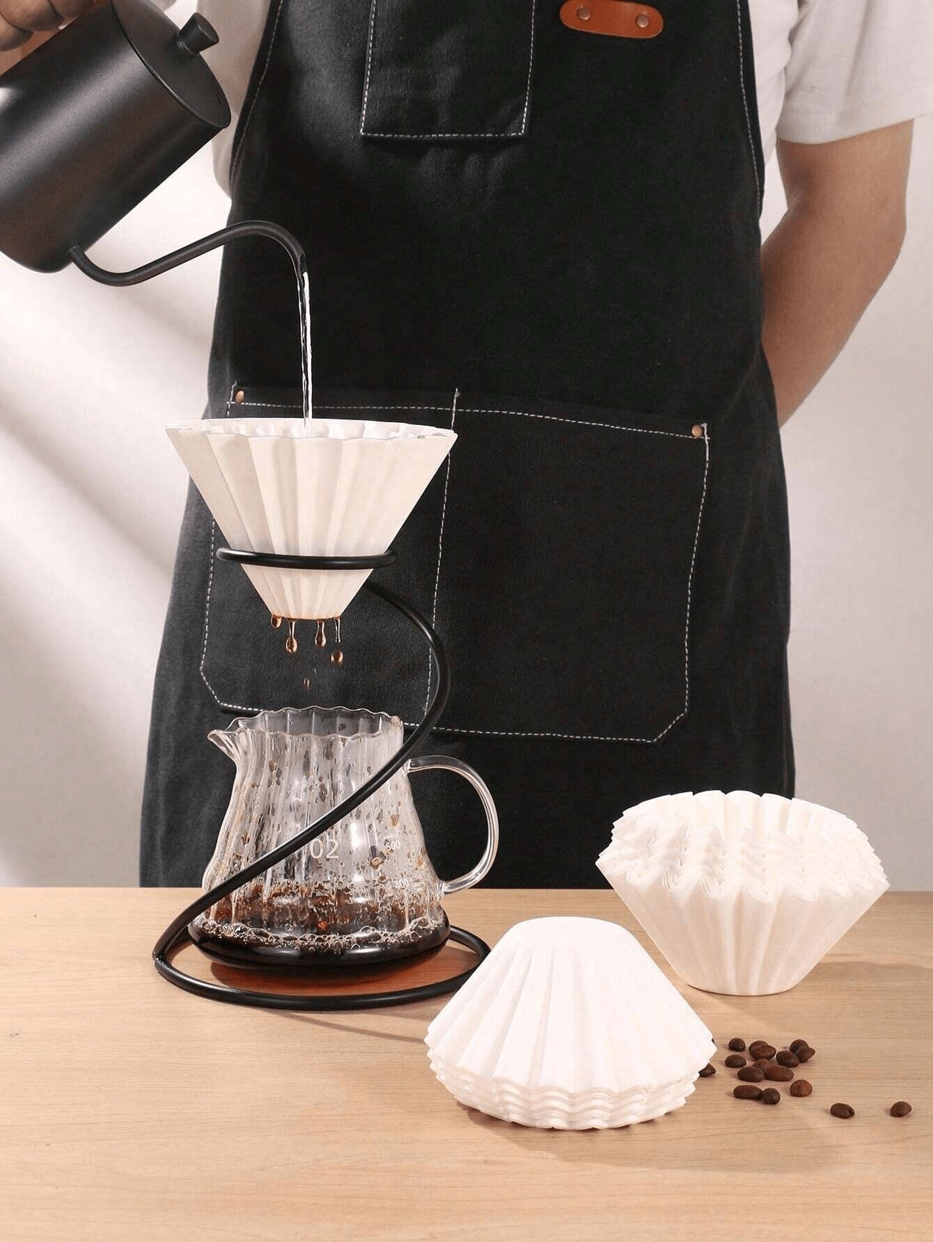 Brutelle 1 pièce Filtre à café V60 Brutelle, filtre à café pour verser ...