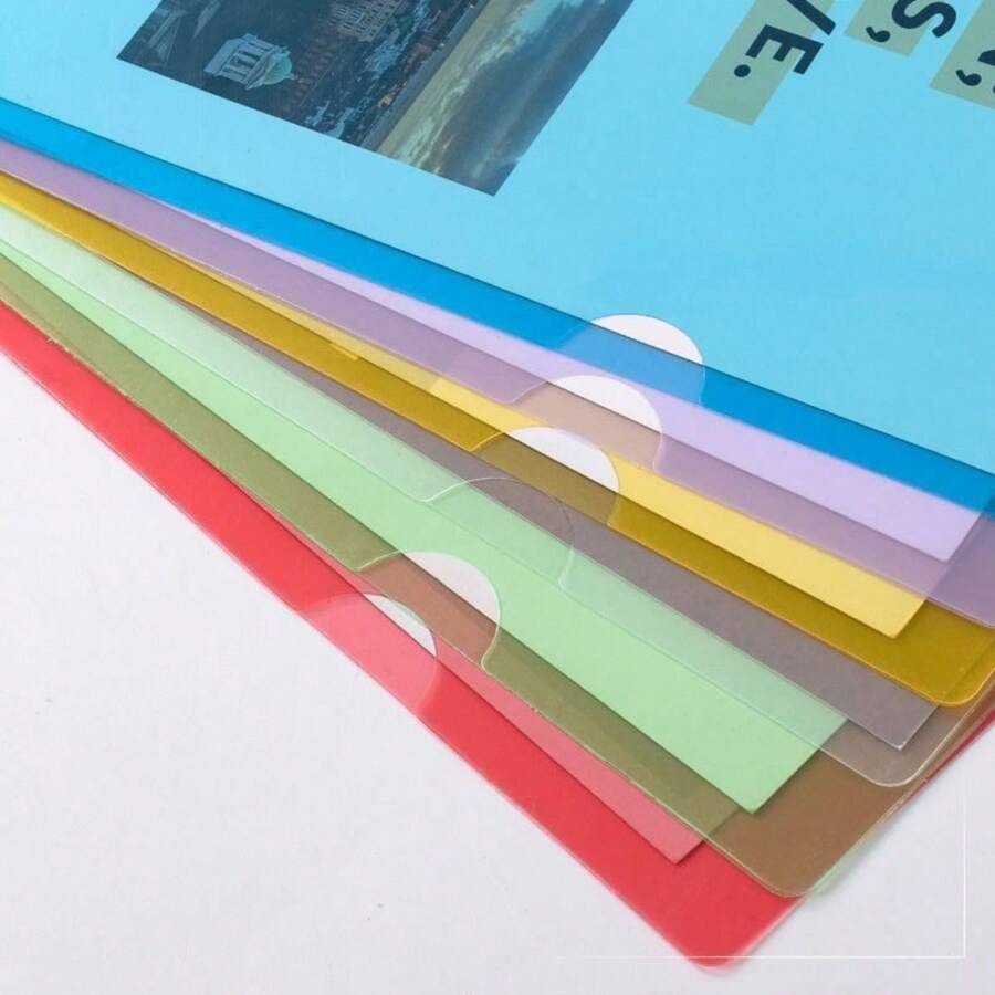 A4 Single Sheet Holder Insert. L-Shaped Transparent Folder. Suitable ...