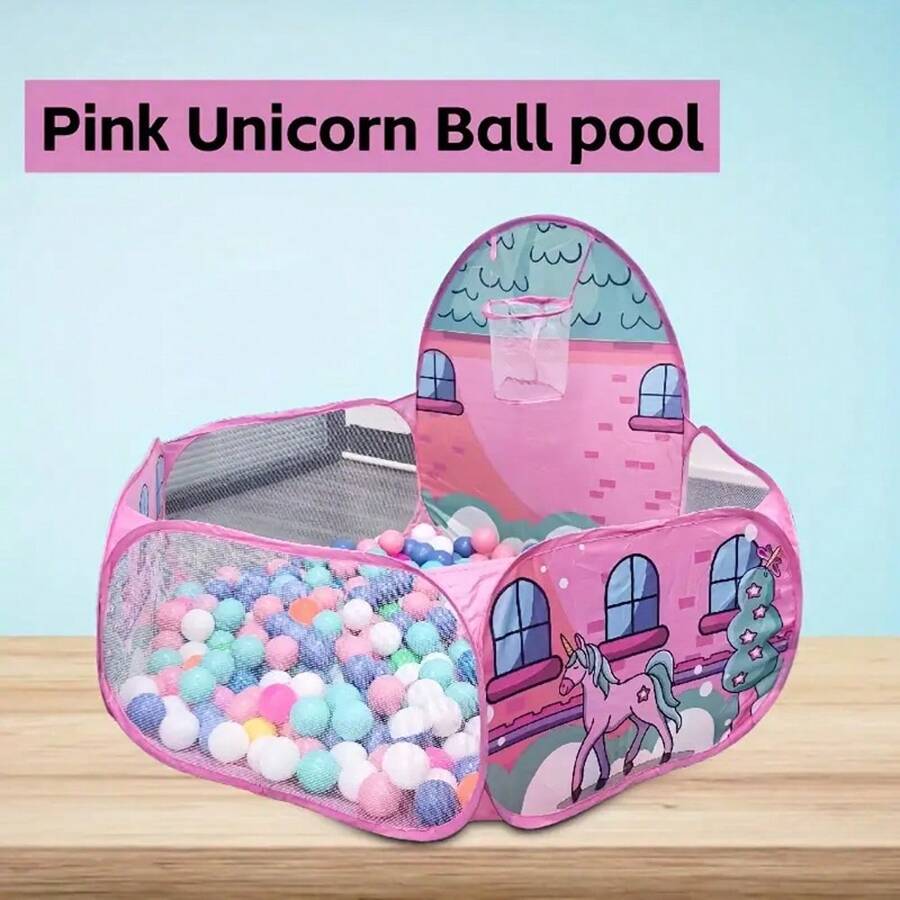 Ocean Ball Pool Cartoon Picture Baby Fence Tent Game Can Shoot Easy Folding Toy Ball Pool Tent ...