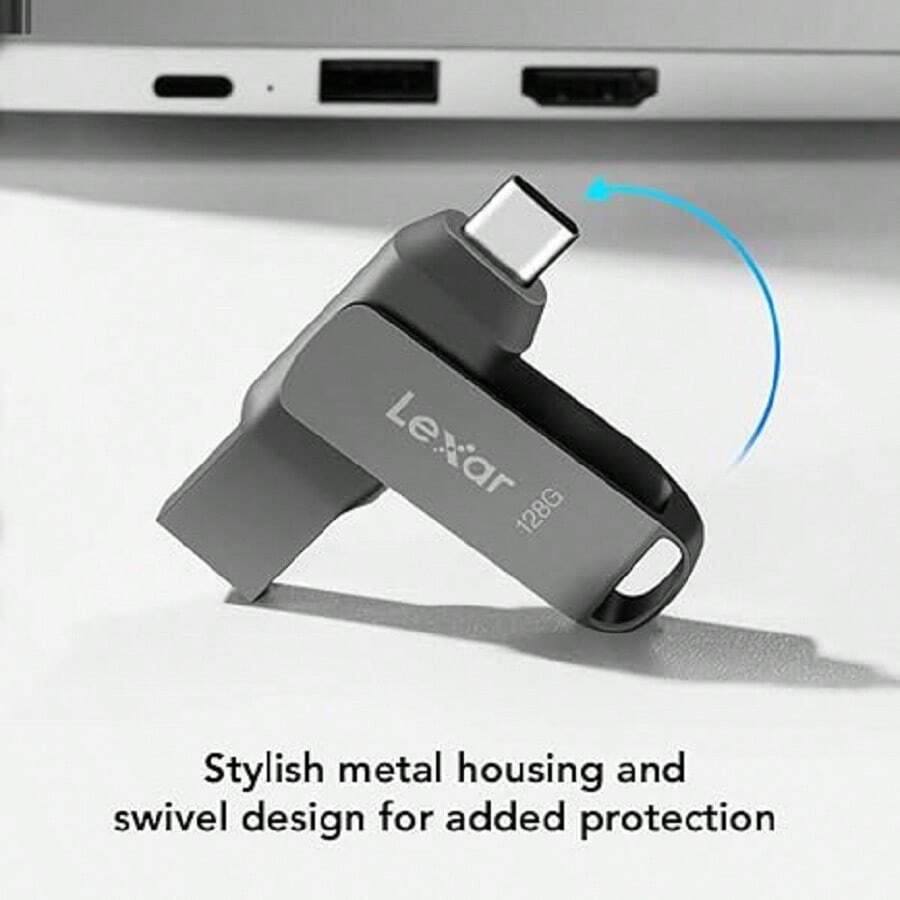 D400 130MB/S Unidade Flash USB de Alta Velocidade 128G USB 3.1 Tipo-C Interface Dupla Unidade ...