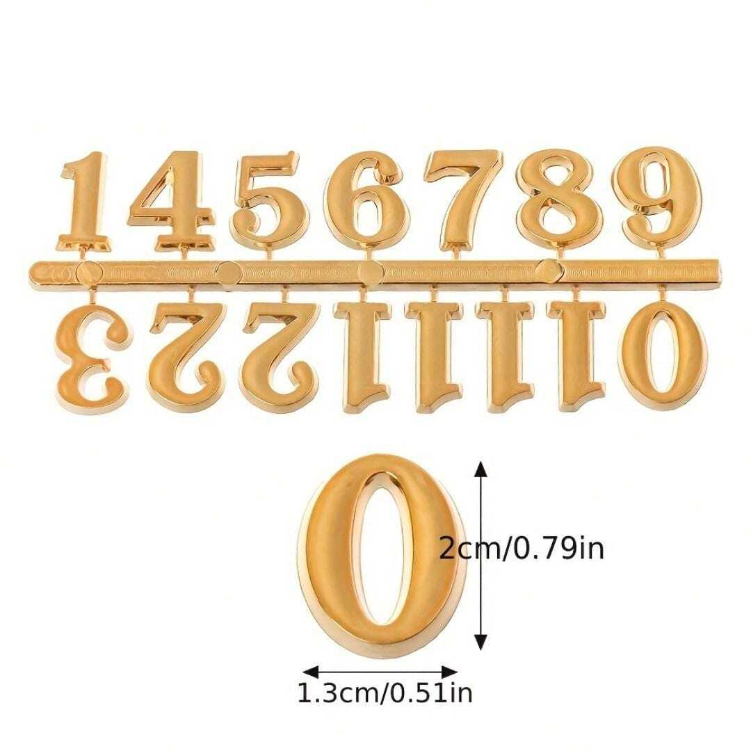 1 pieza Juego de números de reloj digital, incluye números arábigos y ...