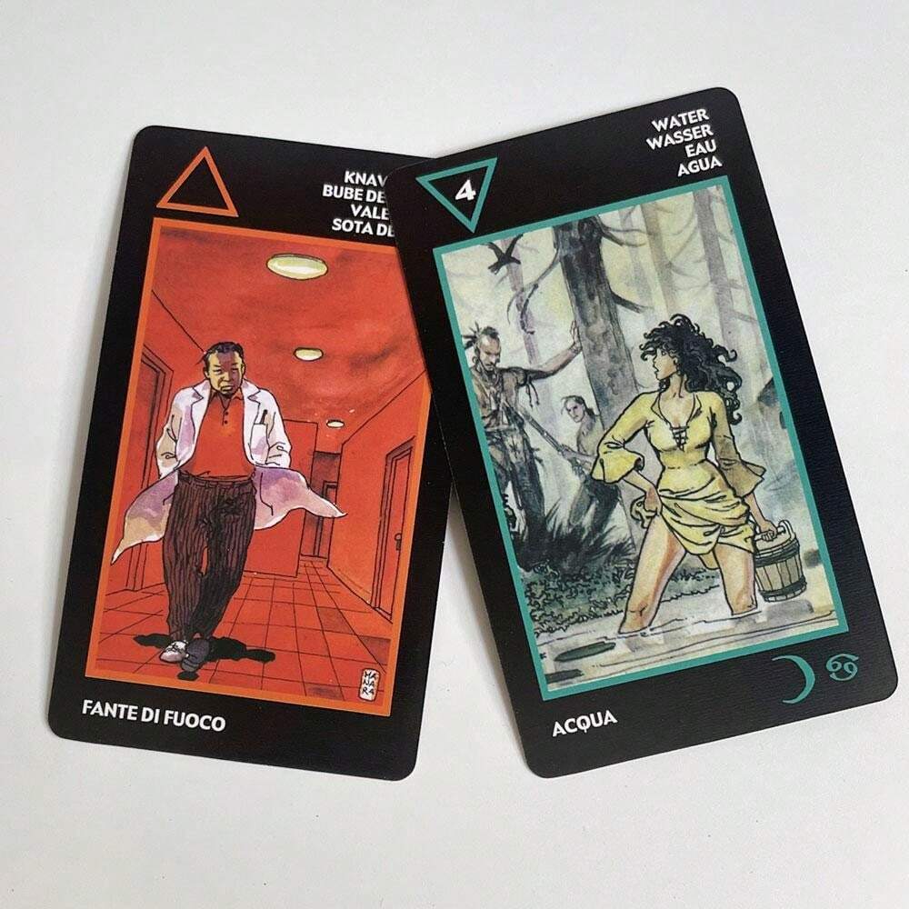 78pcs Manara Tarot Cards, English Version Divination Board Game Deck ...