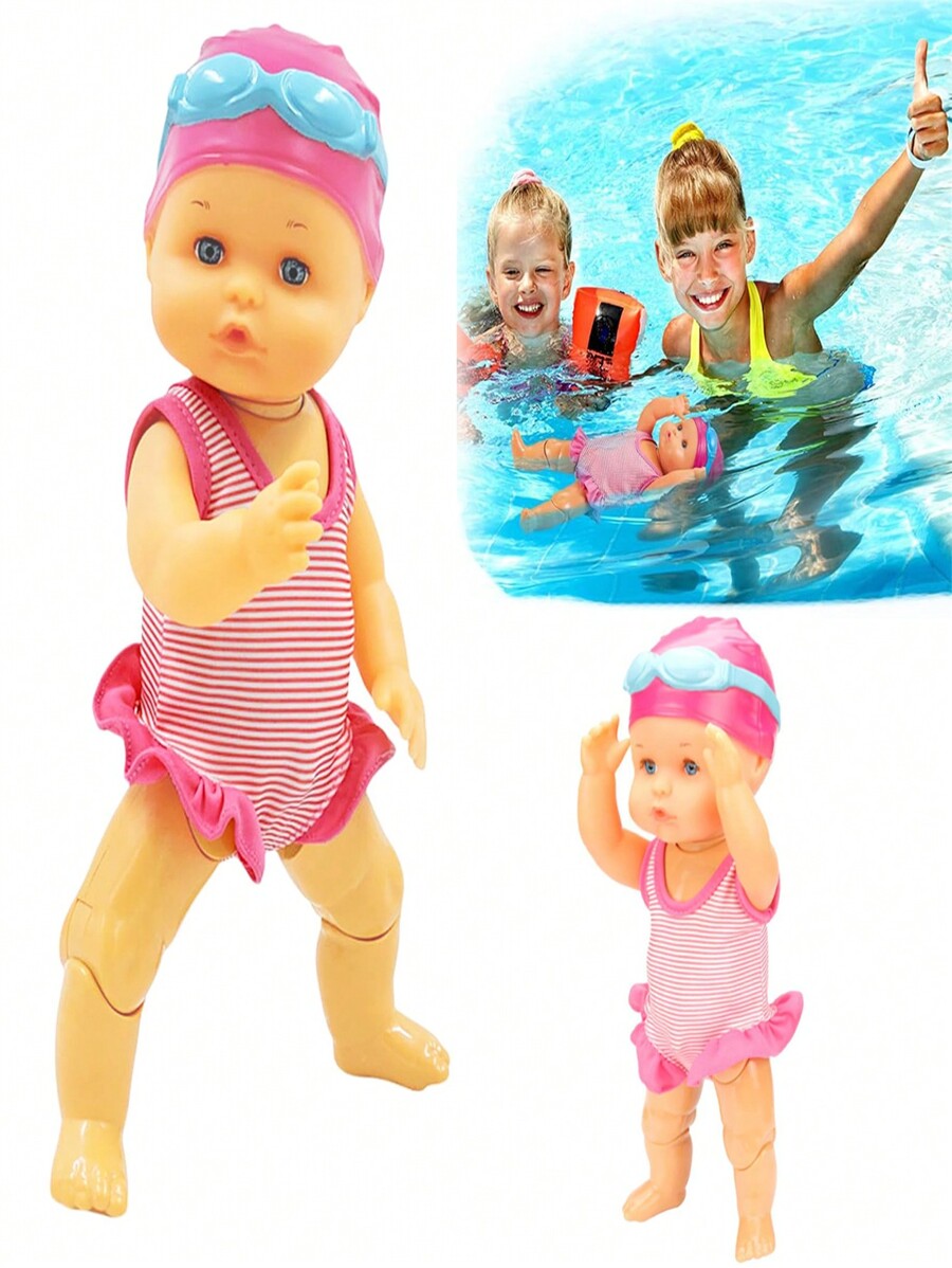New Waterproof Swimming Doll, Electric Swimming Baby Doll, Swimming ...