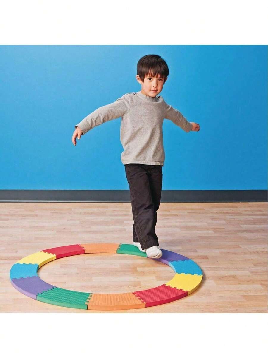 Gymnastics Equipment S&S Worldwide Balance Builder Beam - 24-Piece EVA ...