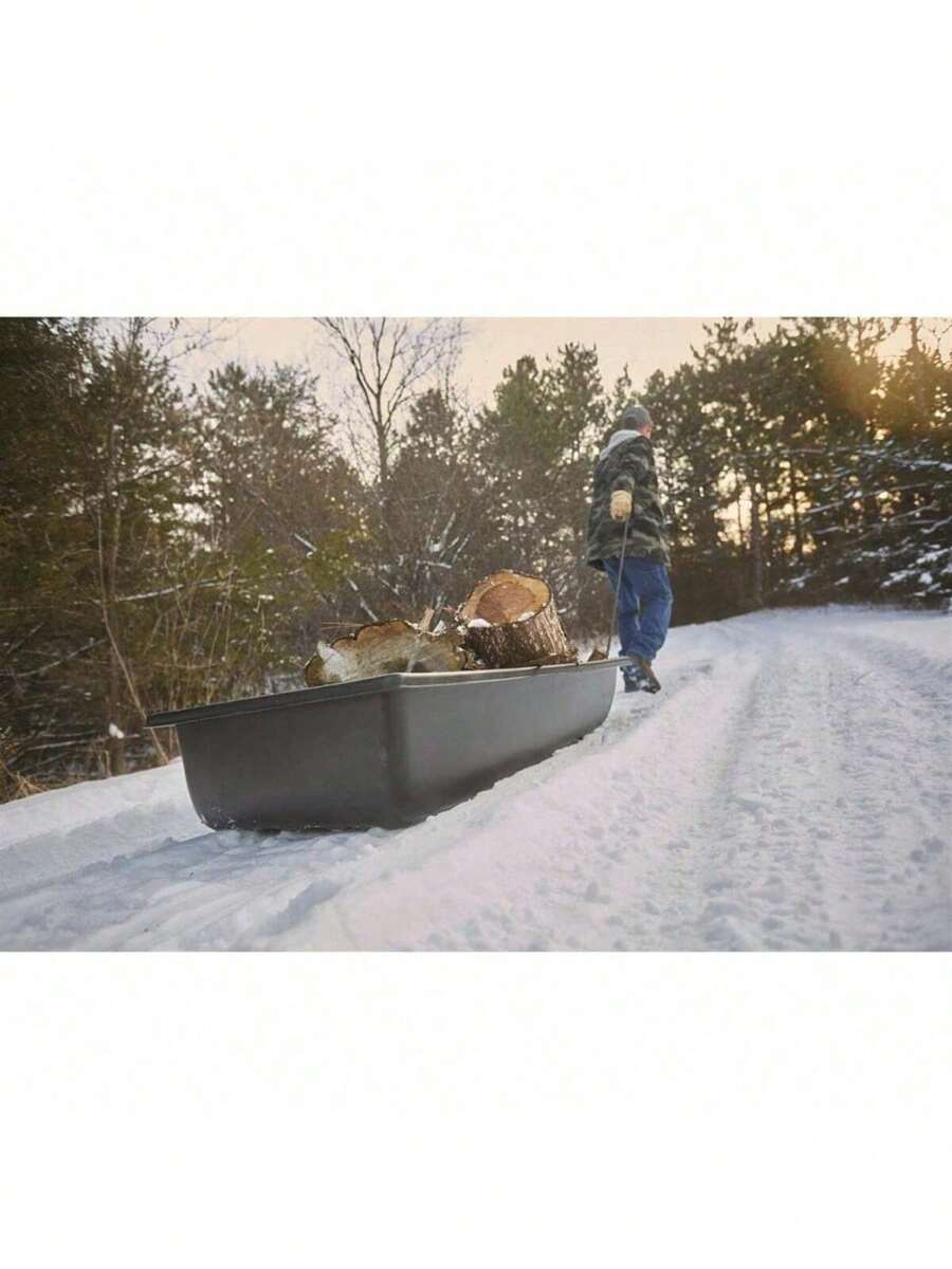 Jet Ice Fishing Sled, Large Heavy-Duty Multi-Purpose Utility Sleds For ...