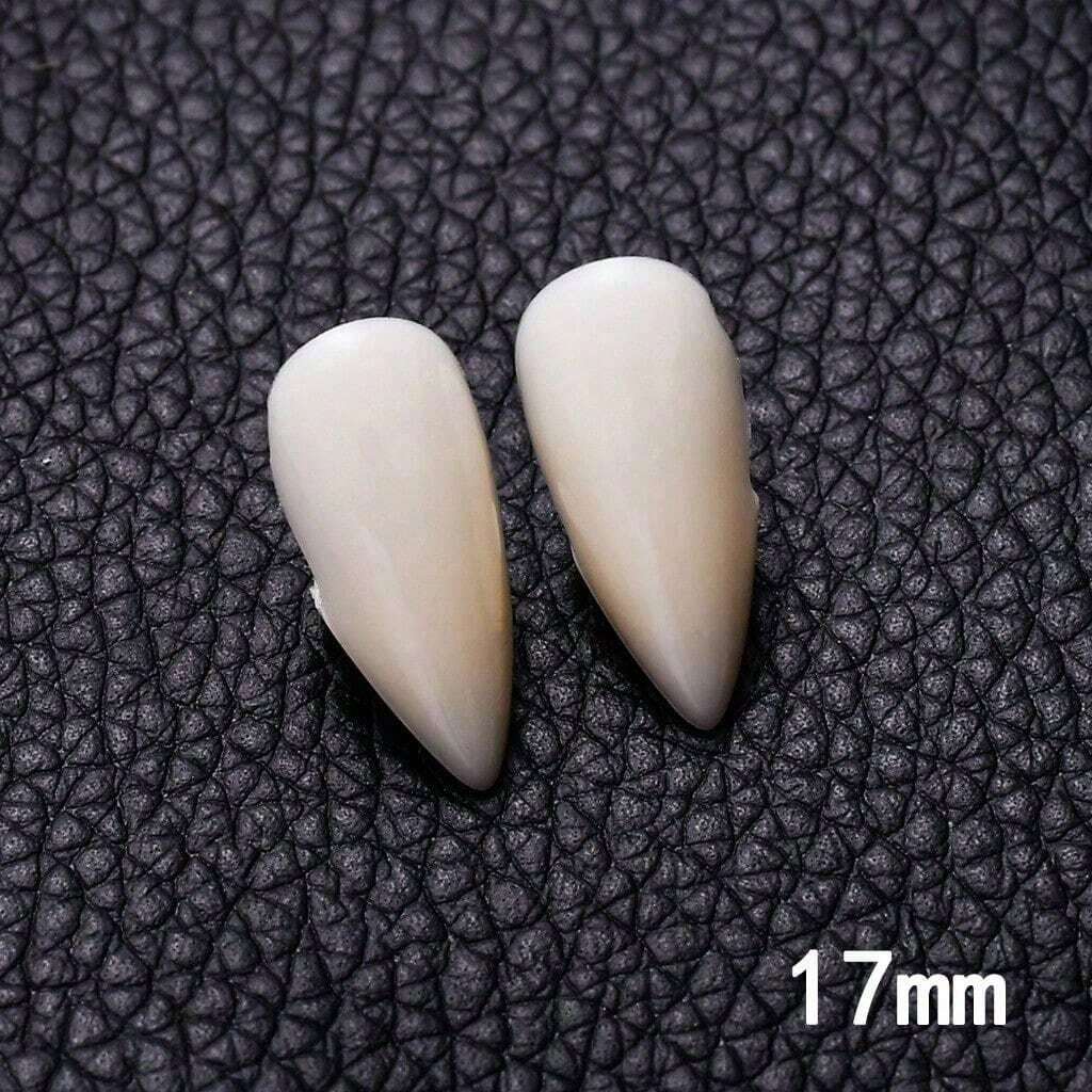 THATBOY 2PCS/SET Vampire Teeth Fangs Werewolf Teeth Cosplay Prop ...