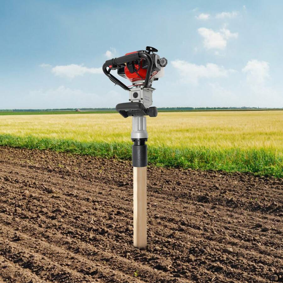 Four-Stroke Handheld Pile Driver Portable High Power Two-Stroke Flood ...