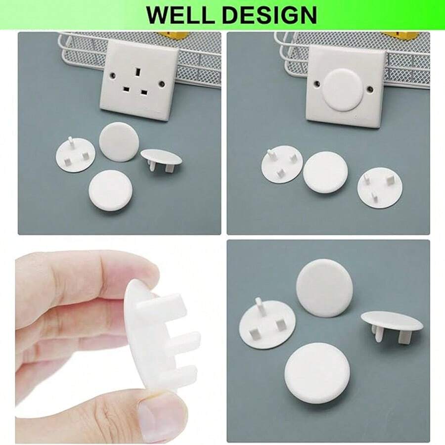 UK Plug Socket Covers_ Baby Plug Sock Baby Home Safety Socket Covers ...