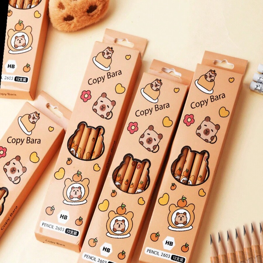Capybara Pencils. HB Pencils For Primary School Students. Special ...