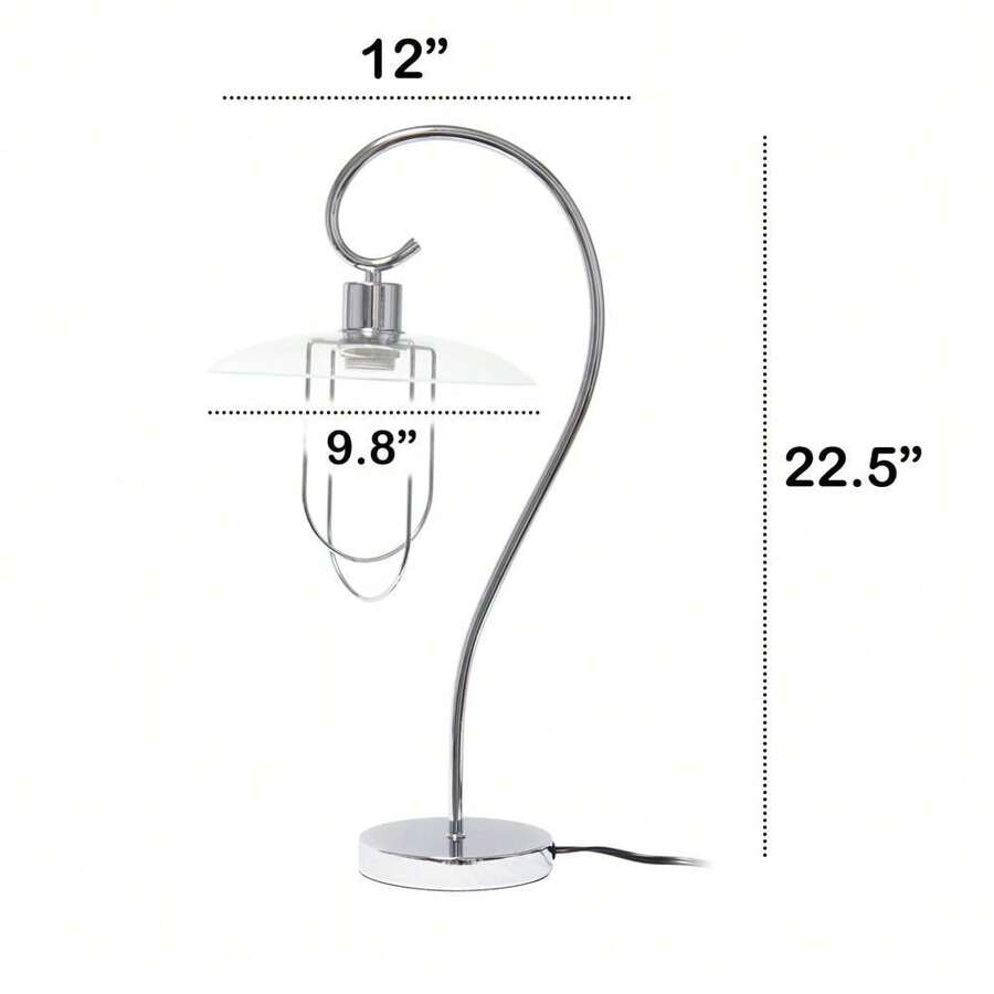 Lalia Home Modern Metal Scroll Table Lamp, Antique Brass | SHEIN USA