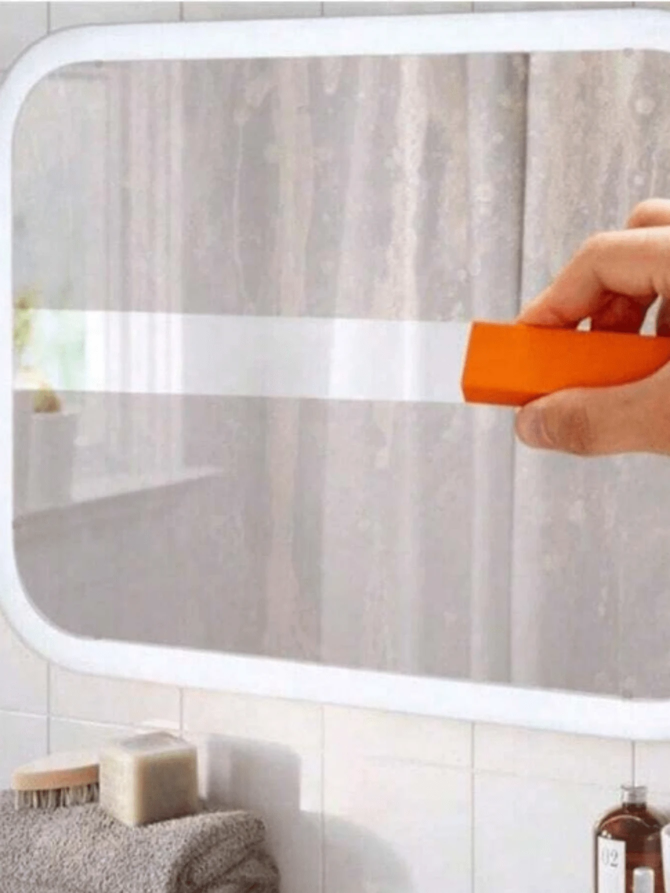 1pc Limescale Eraser Bathroom Glass Rust Remover Rubber Eraser ...