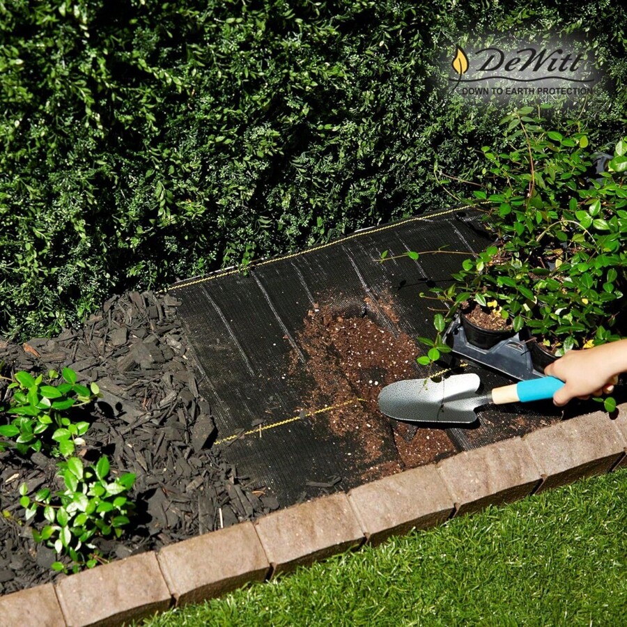 4 X 100 Foot And Mulch Barrier Landscape Woven Fabric Ground Cover ...