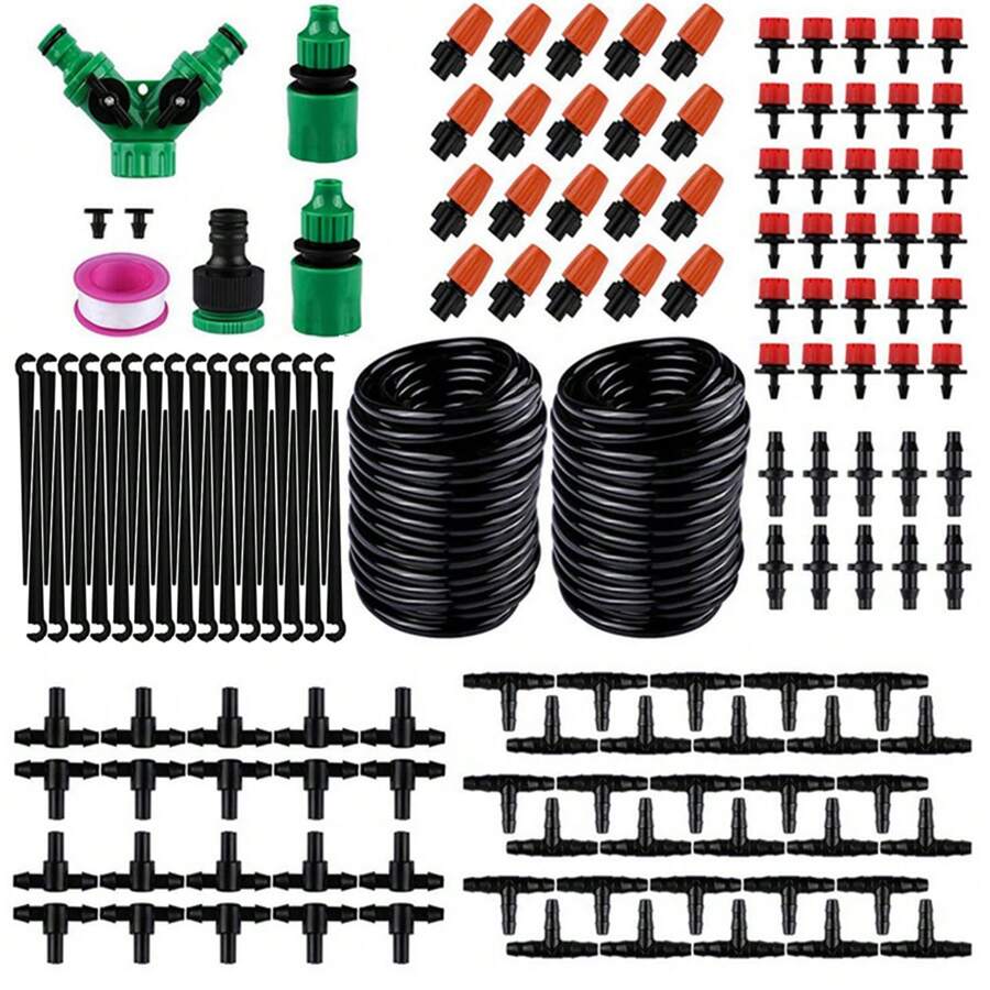 Irrigation System With 30m Capillary Irrigation System - DIY Micro Drip ...