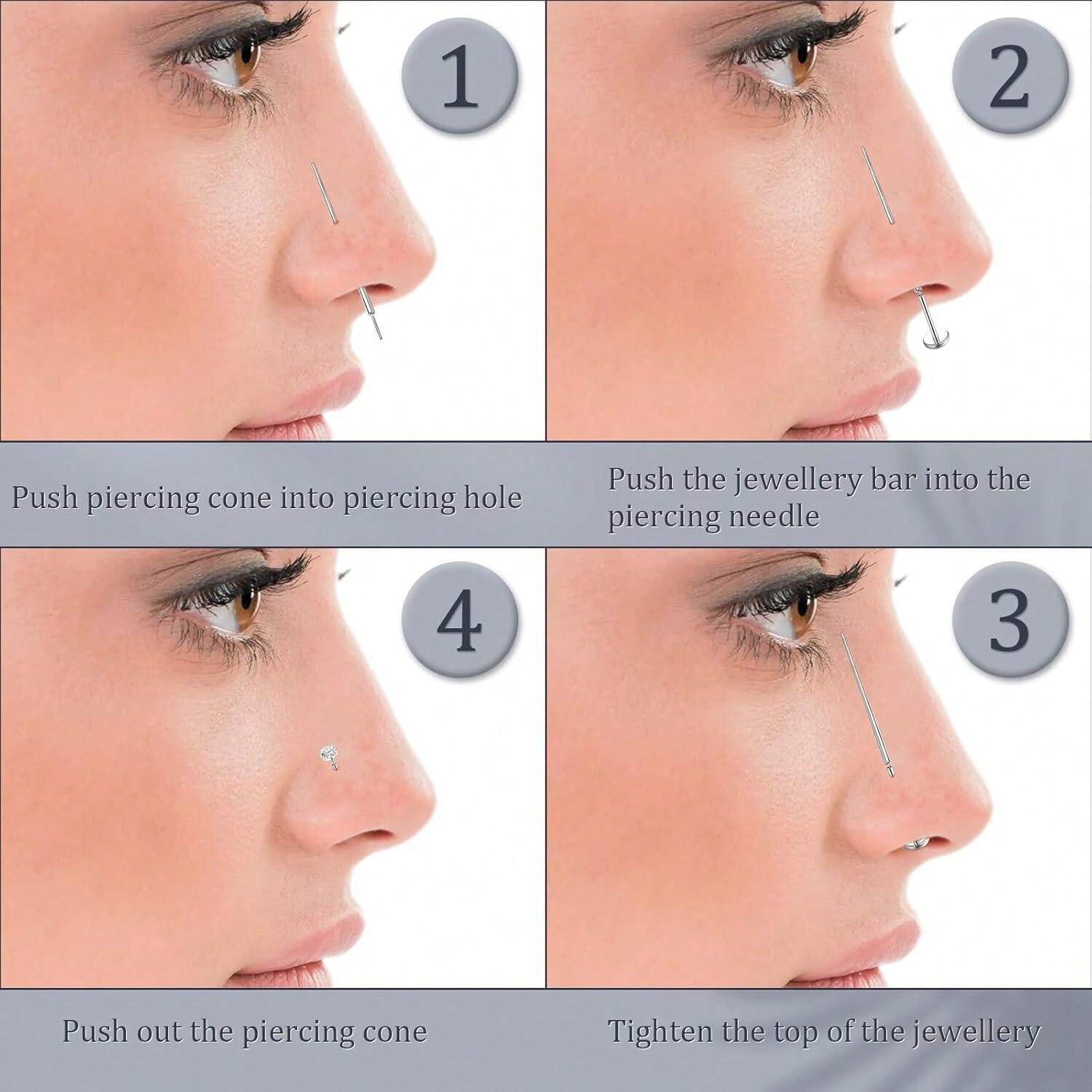 Piericng Taper 16G 18G 14G Stainless Steel Piercing Changing Tools For ...