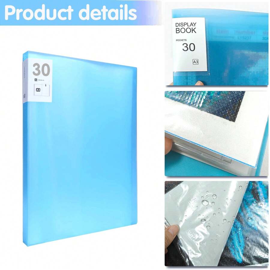 A3 Diamond Painting Storage Book For 60 Diamond Painting Pics, 30 Pages ...
