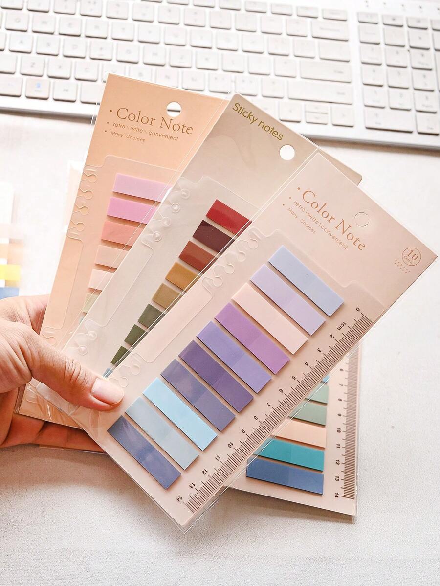 1 Type Index Sticker 200 PET Transparent Plastic Sticky Notes Sticker ...