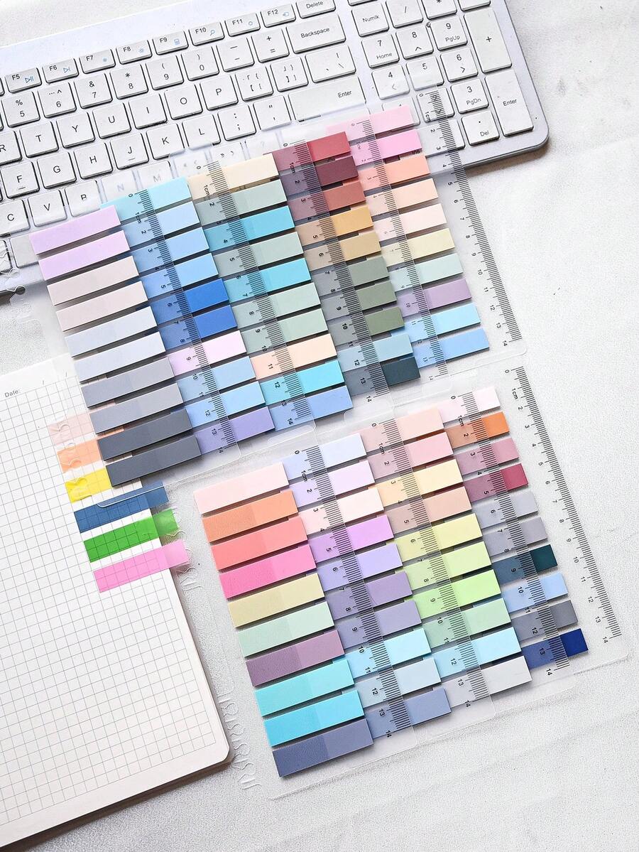 1 Type Index Sticker 200 PET Transparent Plastic Sticky Notes Sticker ...