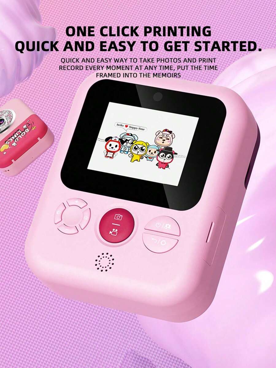 Instant Camera With 3 Rolls Of Film, Supports High Resolution Dual ...