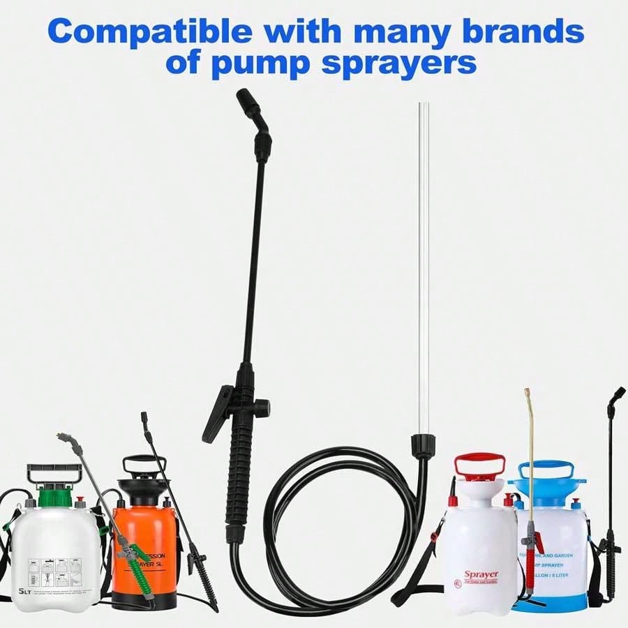 1.2 Meter Spray Hose PVC Replacement Water Pipe Thick Black Electric ...