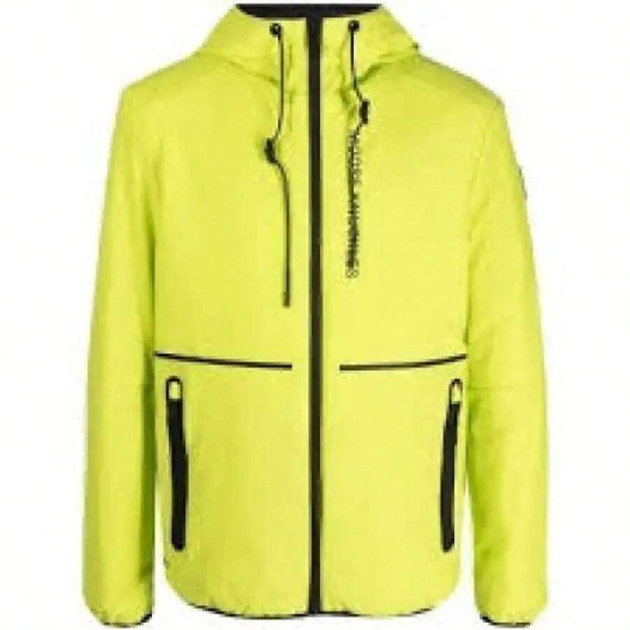 Moose Knuckles Greyton Hooded Jacket Lime Green | SHEIN USA