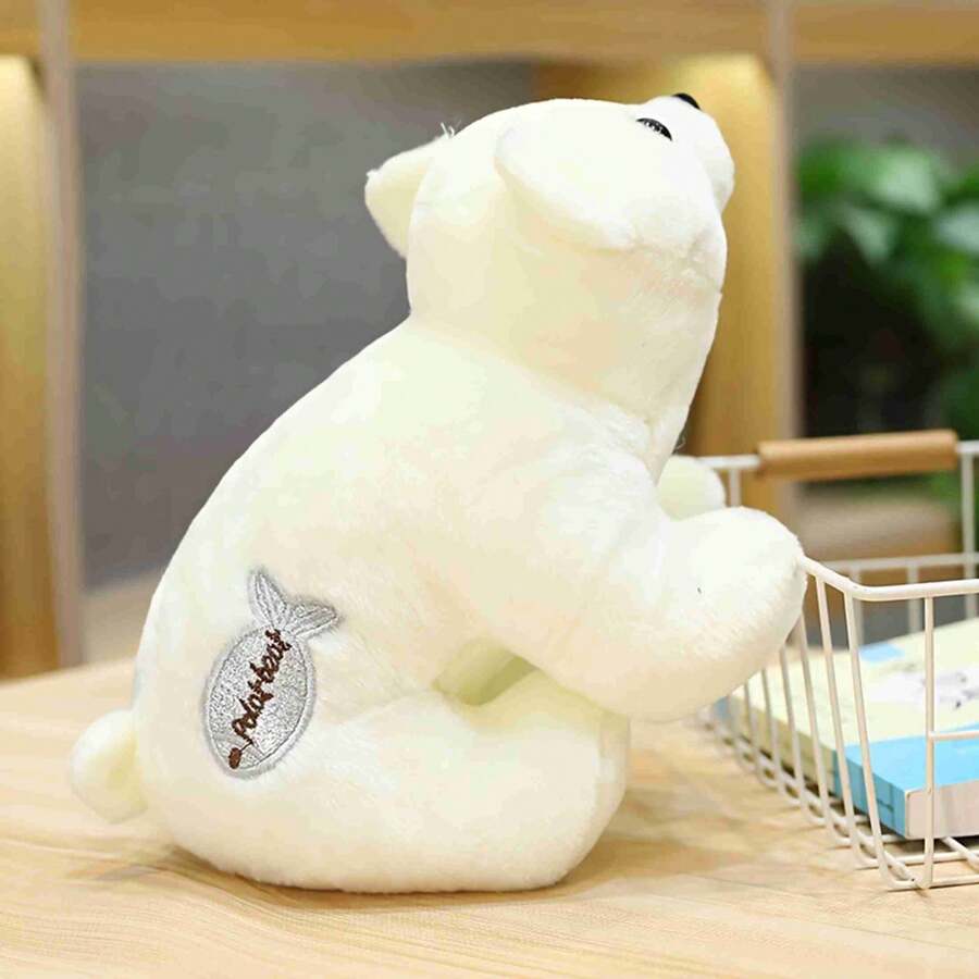 Cuddly Polar Bear Buddy - Soft, Cuddly, And Adorable Plush Toy , Ideal ...