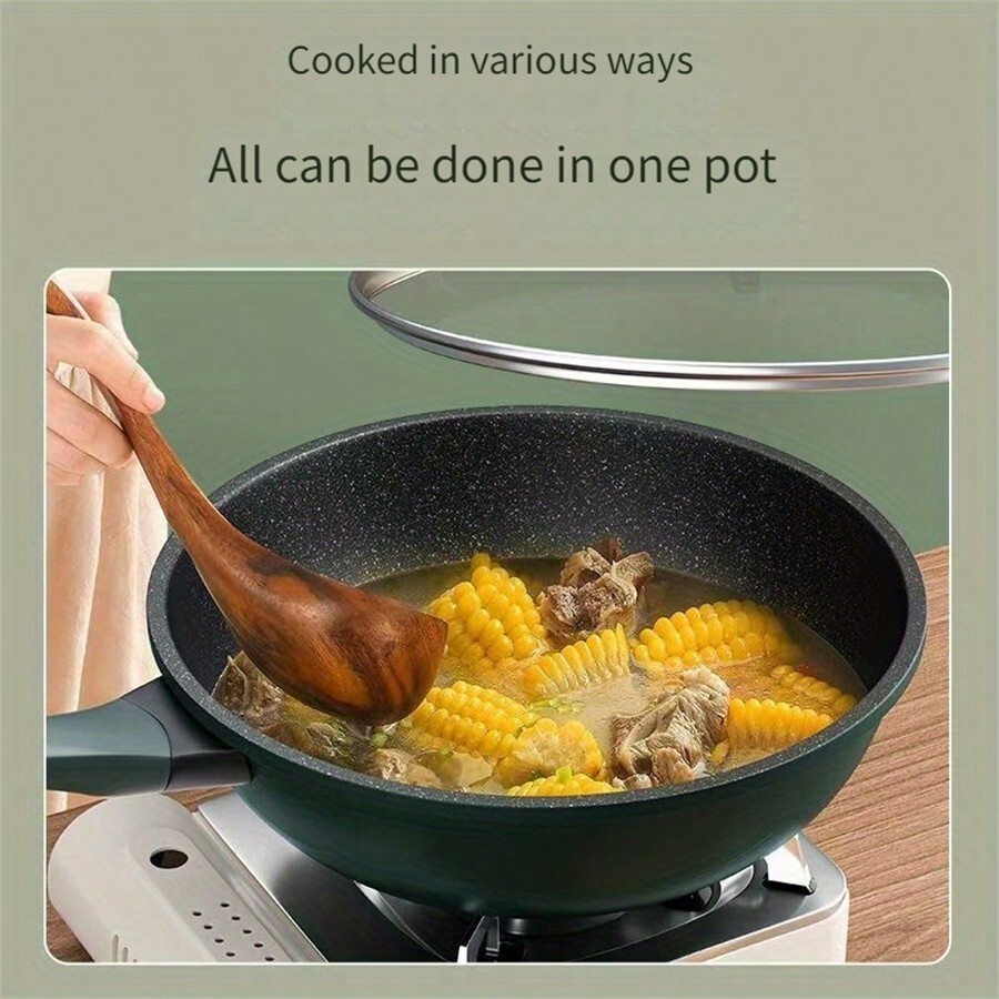 Queen Wok Red Anti-aanbakpan Stoompan Pan Pan Pan Pan Pan Thuiskookpan Diamond Pan ...