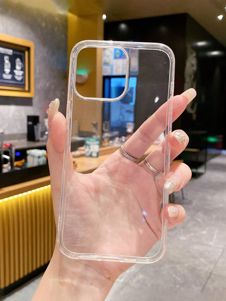 Proste przezroczyste etui na telefon kompatybilne z iPhone 11/12/13/14/15/15 Pro Max, iPhone 16 ...