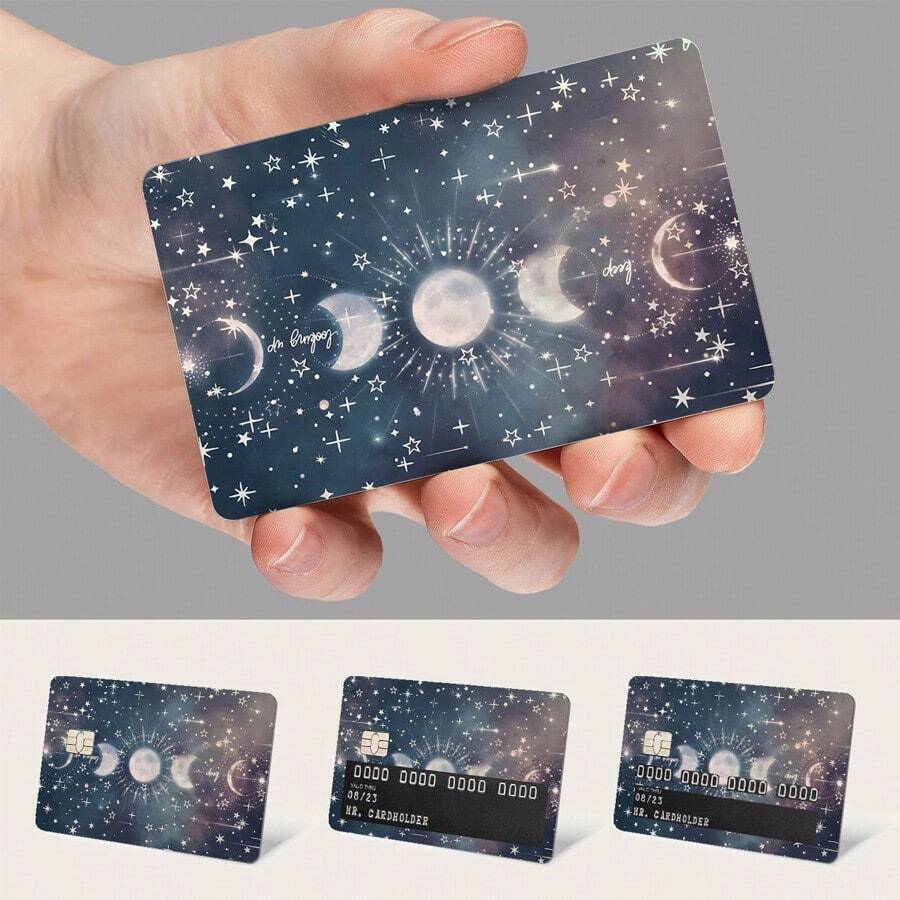 4pcs Ultra-Thin Vinyl Credit Card Skin Stickers, Residue-Free, Suitable ...