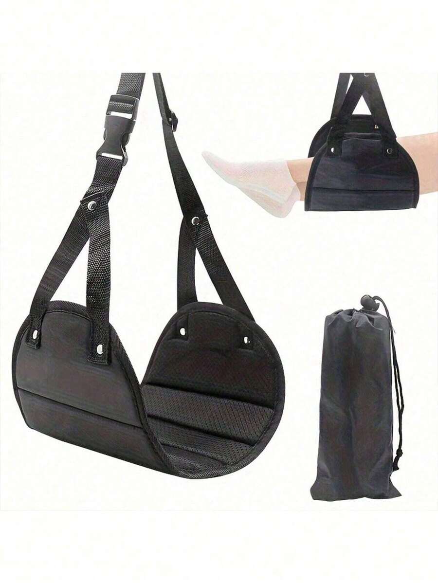 Travel Rest Hanging Foot Rest-Airplane Foot Hammock(With Storage Bag ...