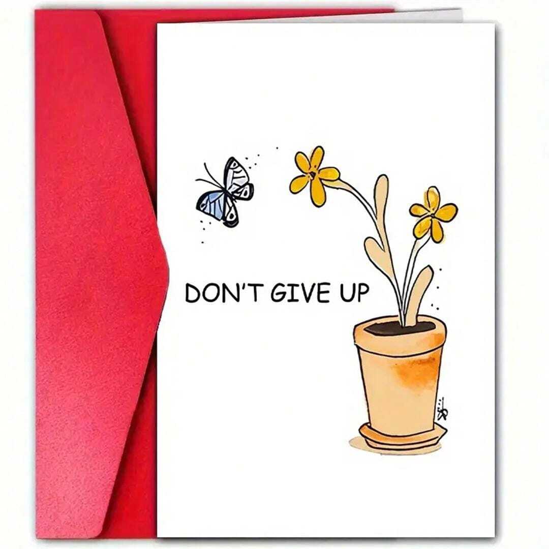 Inspirational Greeting Card With Envelope - Perfect For Friends, Family ...