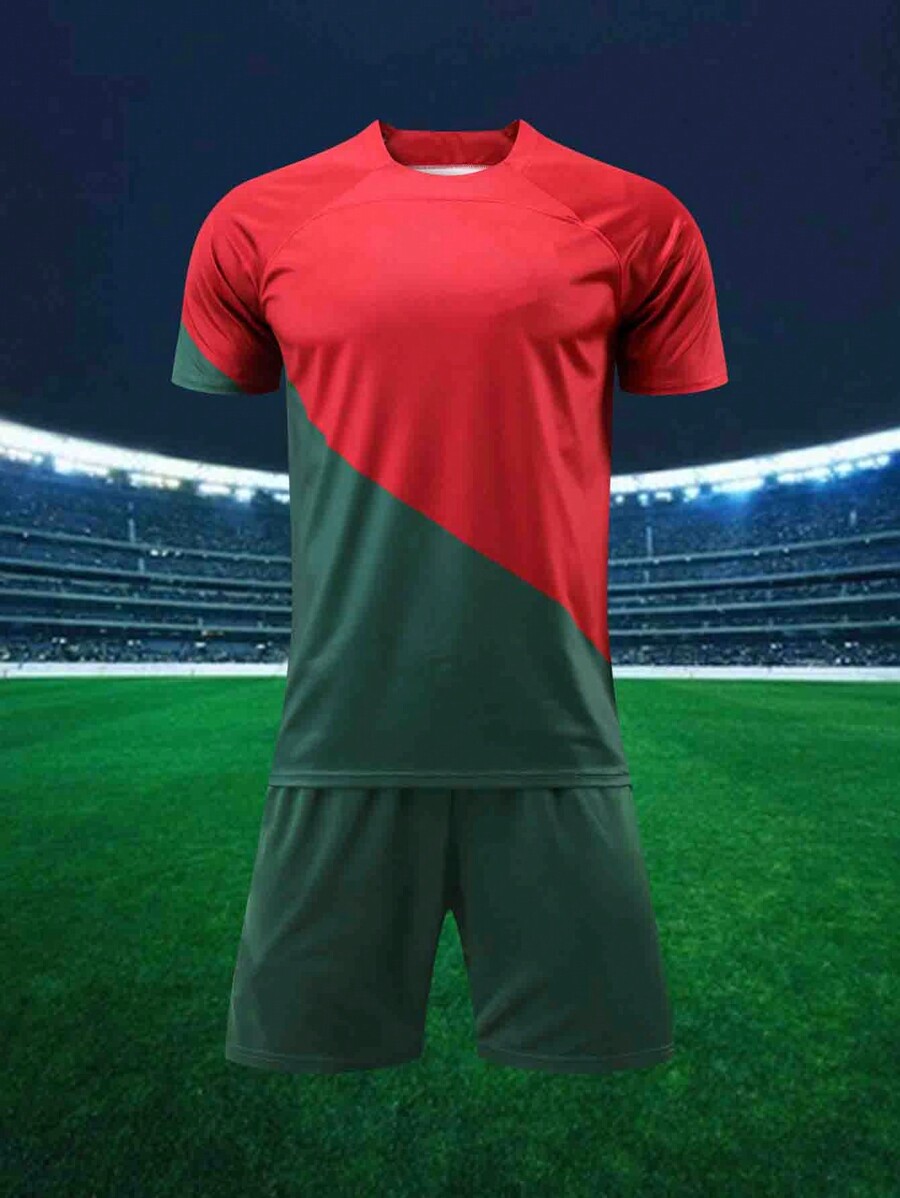 Customizable Boyfriend Style Men Soccer Jerseys, Round Neck Pattern ...